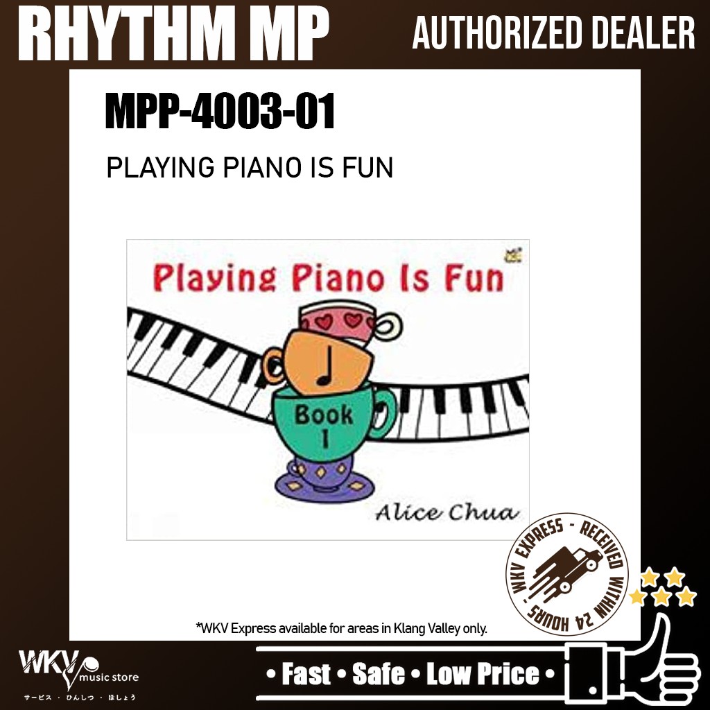 Playing Piano Is Fun Book 1 by Alice Chua(MPP-4003-01) | Shopee Malaysia