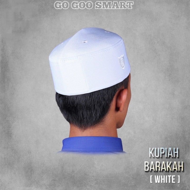 Kopiah Lelaki Dewasa Hitam & Putih – Cotton Lembut | Ready Stock ...