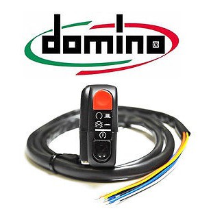 Domino Kill Switch Start Button 7/8in Universal Handlebar Motorcycle ...