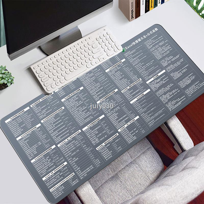 Super Thick Business CAD ps excel WPS Shortcut Keys Computer Desk Pad ...