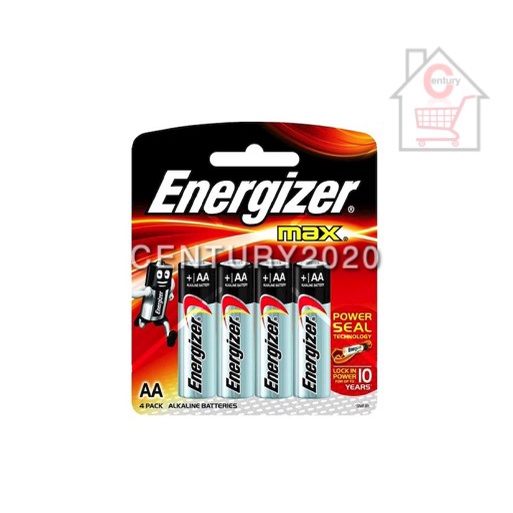 ENERGIZER Max AA/AAA Battery LR6 Alkaline Battery 1.5V 4pcs/pack | Shopee Malaysia