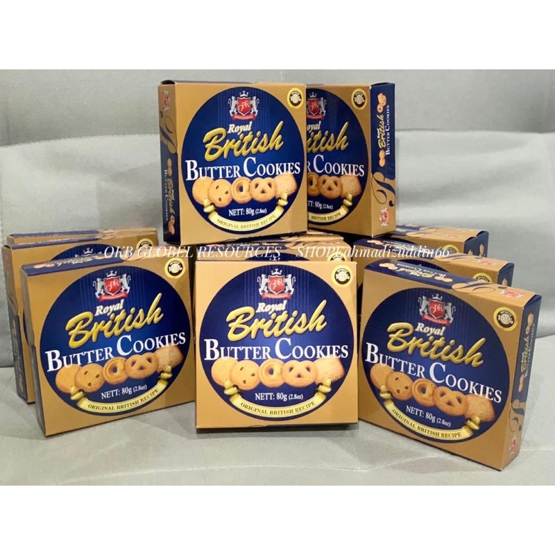 Wedding Doorgift Royal British Butter Cookies 80g Murah Wedding Goodies Borong | Shopee Malaysia