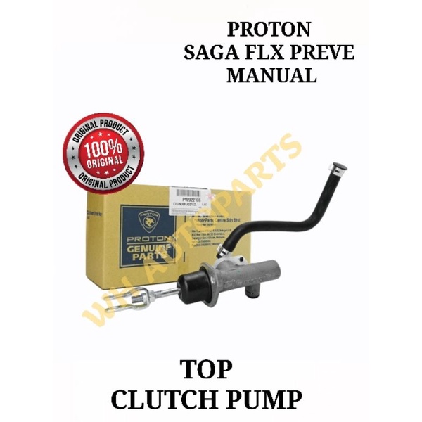 TOP MASTER CLUTCH PUMP ORIGINAL PROTON SAGA FLX PREVE SAGA 2016 (MANUAL ...