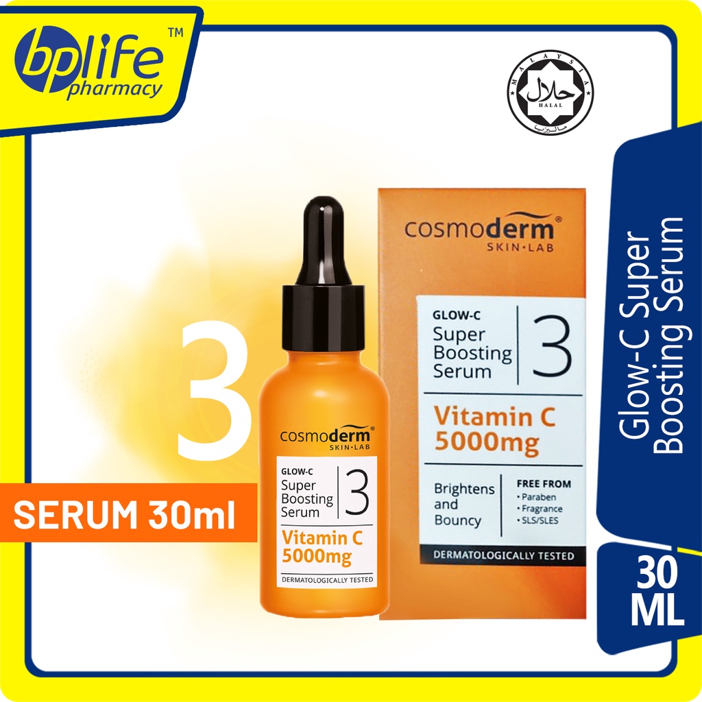 Cosmoderm Glow-C Super Boosting Serum 30ml | Shopee Malaysia