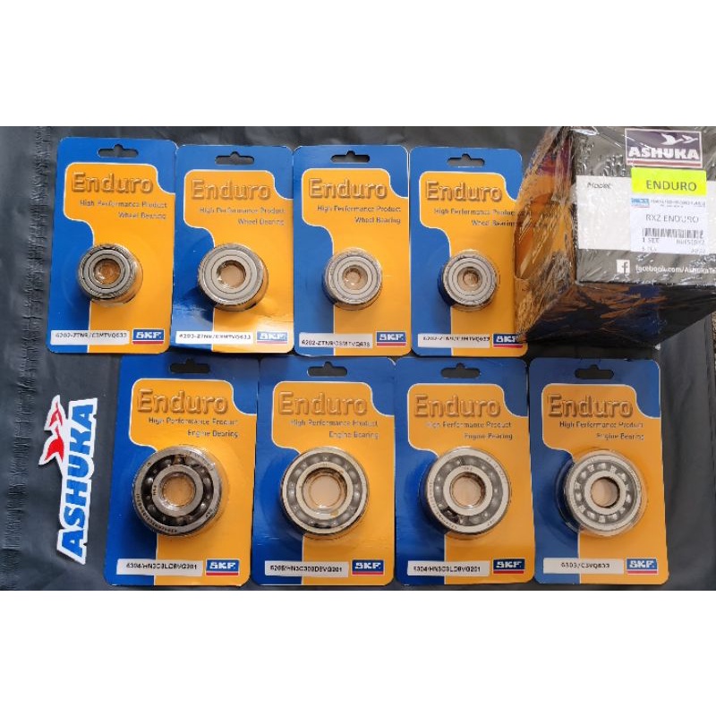 Ashuka SKF Enduro C3 Engine Bearing Set Yamaha RXZ 135 Y125 Y125Z ...