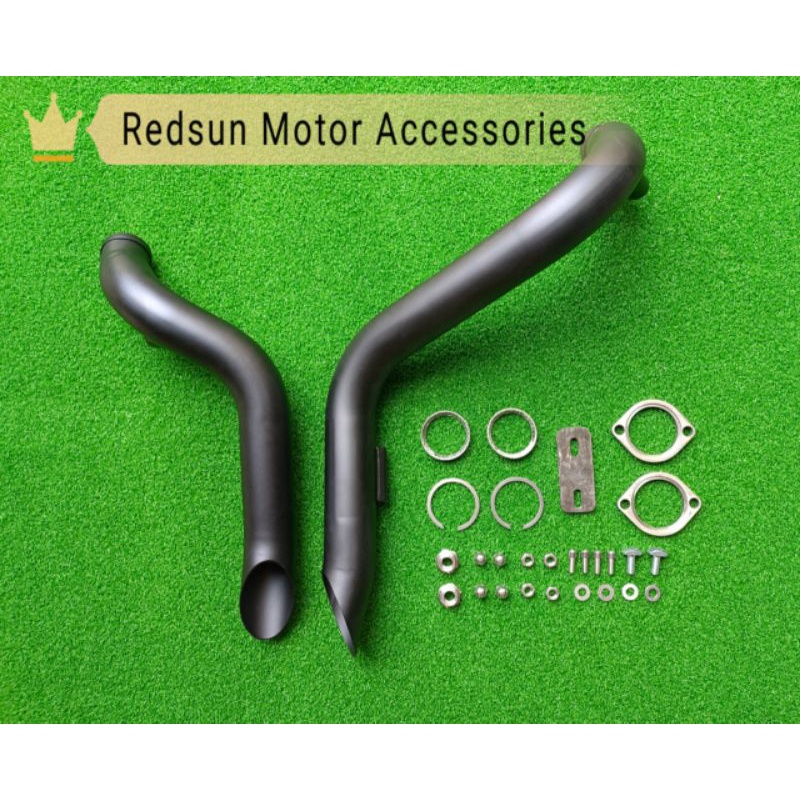 Harley Davidson Softail Sportster XL883 1200 X48 Custom Exhaust Paiping ...