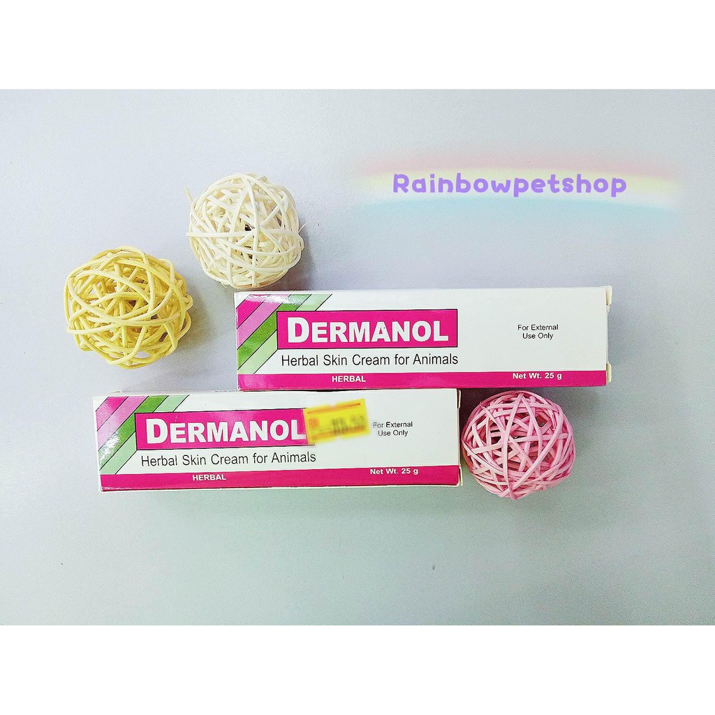 Dermanol Herbal Skin Cream For Animals/Pet/Dog/Cat Kurap Fungus Luka ...
