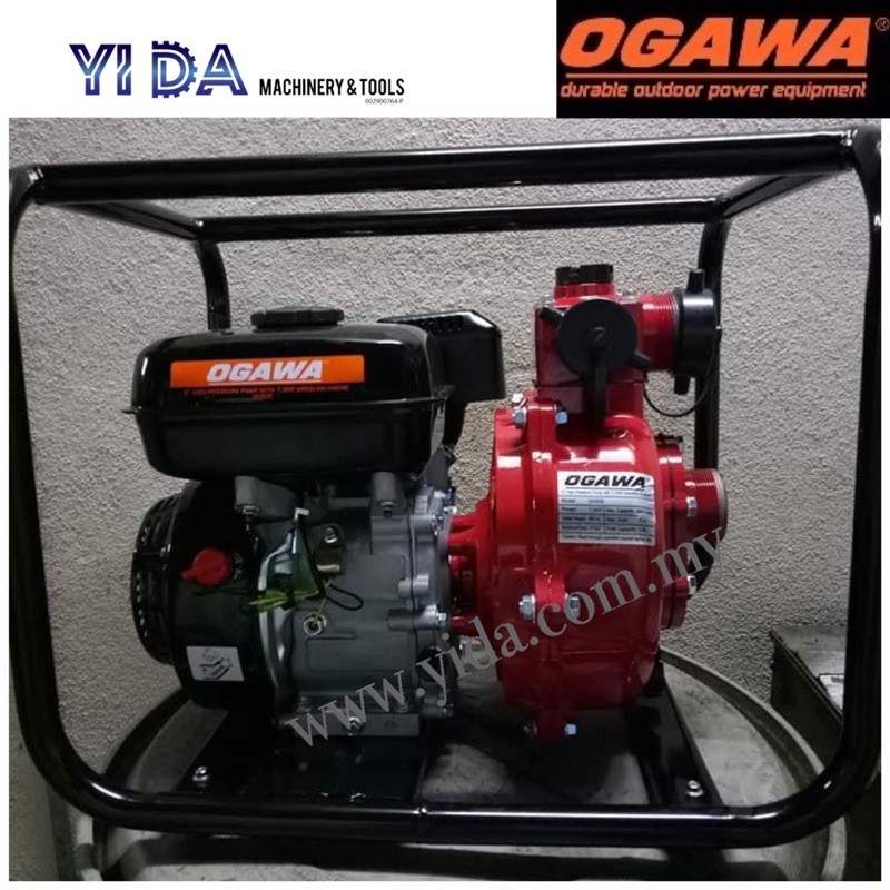 Ogawa 7HP Gasoline Engine 2" High Pressure Water Pump Model OH50E OGAWA ...