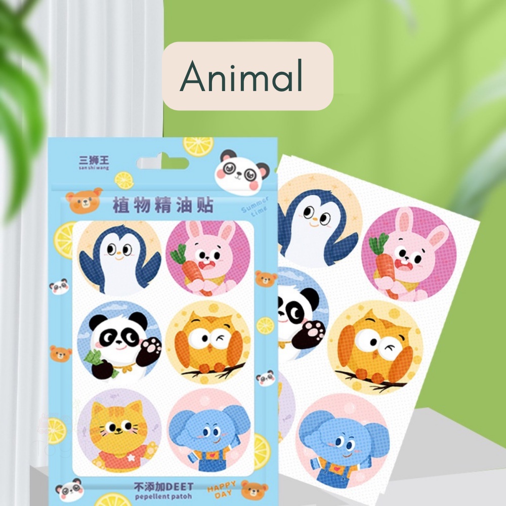 Kids Anti Mosquito Repellent Patch [36ps Pack] Non Toxic Natural Plant ...