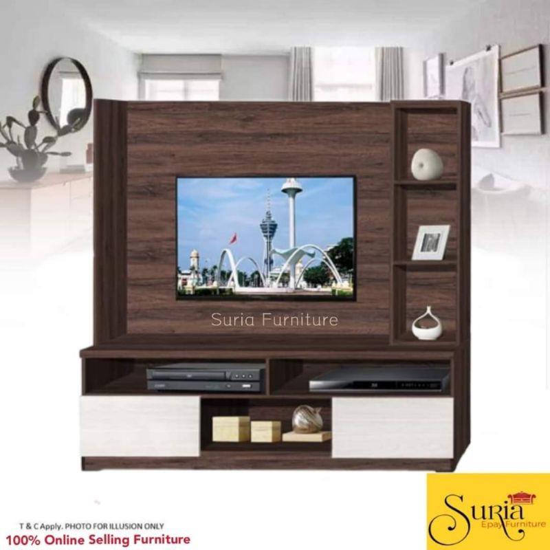 Suria - TV Cabinet / 5FT TV Cabinet / Almari TV | Shopee Malaysia