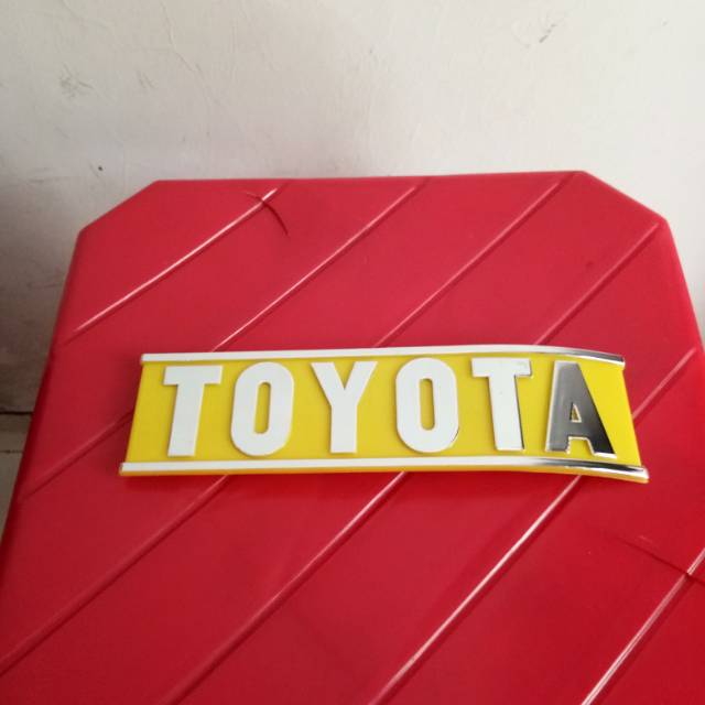 Toyota Hardtop 2F Fj Bj Rear Curved Toyota Writing Emblem | Shopee Malaysia