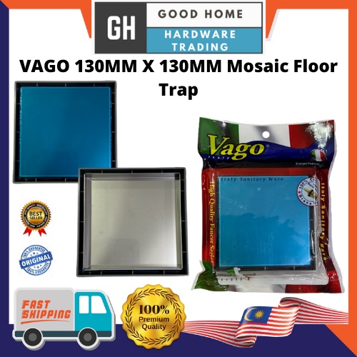 VAGO 130MM X 130MM Stainless Steel Mosaic Floor Grating Trap | Shopee ...