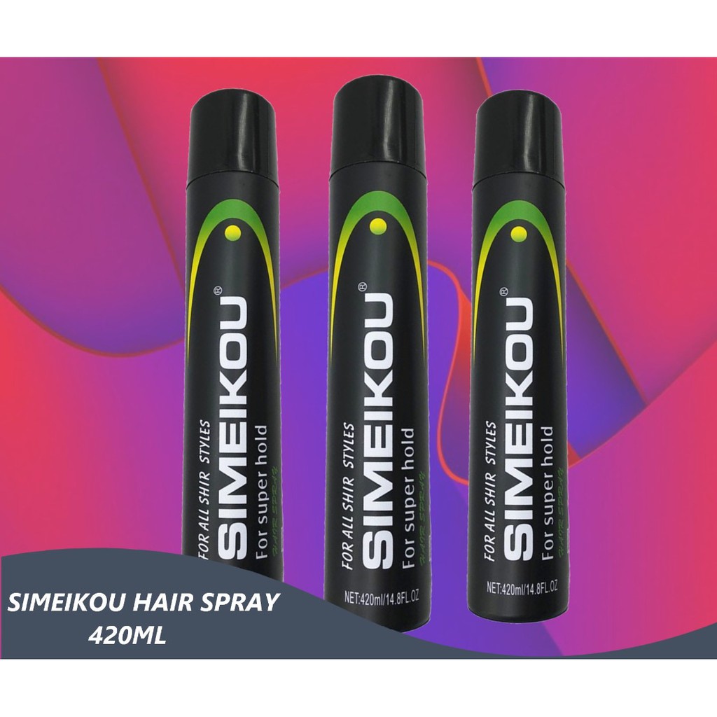 Simeikou Hair Spray for Professional Salon Hair Style Series | Shopee ...
