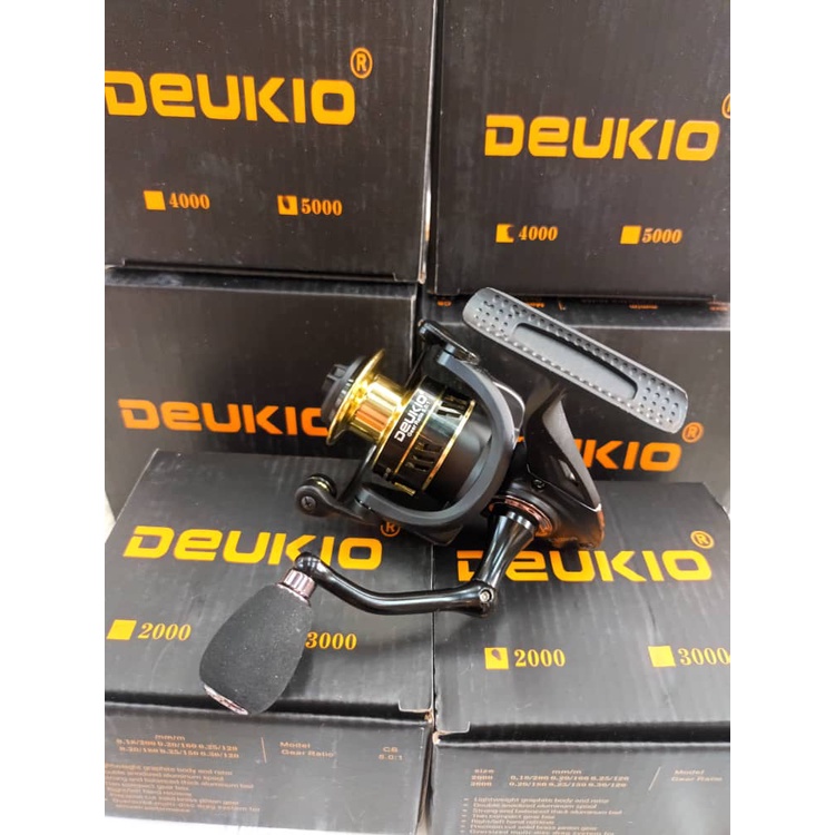 DEUKIO CS SPINNING FISHING REEL(2000-7000) | Shopee Malaysia