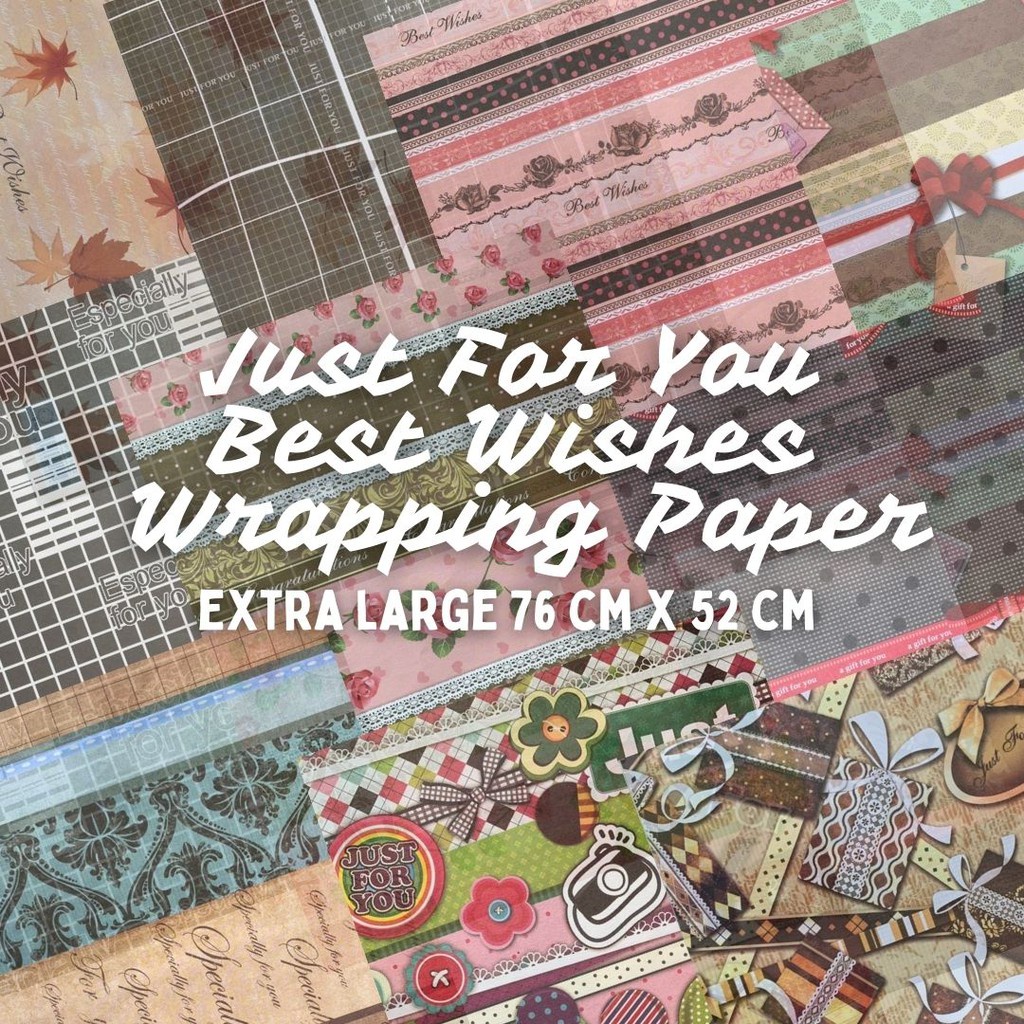 [Just For You] Gift Wrapping Extra Large Paper Kertas Balut Hadiah 礼物纸 ...