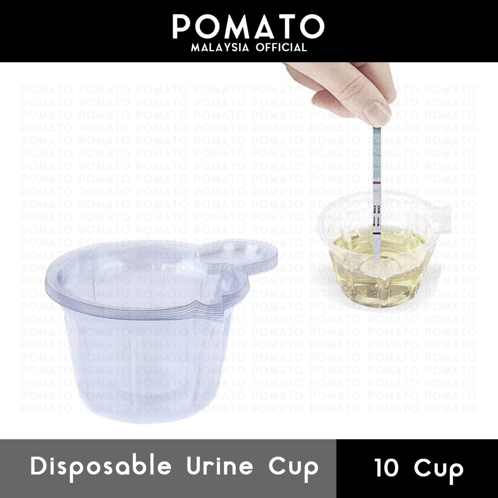 🇲🇾 ReadyStock Disposable Urine Cup Sample Laboratory HCG UPT OPK ...