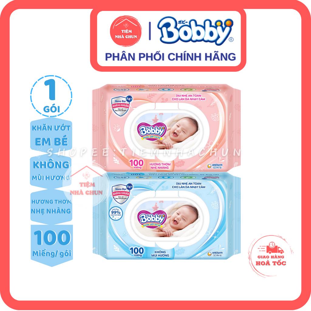 1 Pack of 100 Blue Bobby Wet Wipes/ Pink Bobby Wet Wipes - ] Bobby Care ...