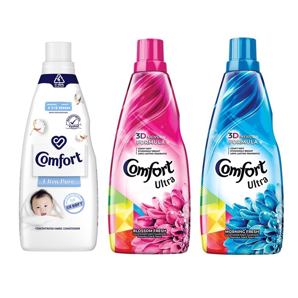 COMFORT ULTRA Concentrate Liquid Softener 800ML Ultra Pure Blossom ...