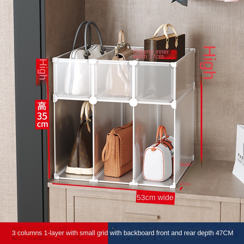 Bag storage cabinet room storage artifact bedroom dustproof bag storage ...