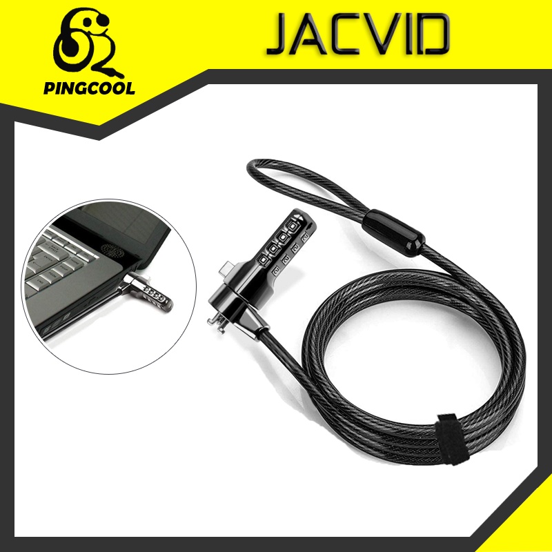 PingCool Password Type Laptop Lock Anti-theft Lock 1.8m Kensington 7mm ...