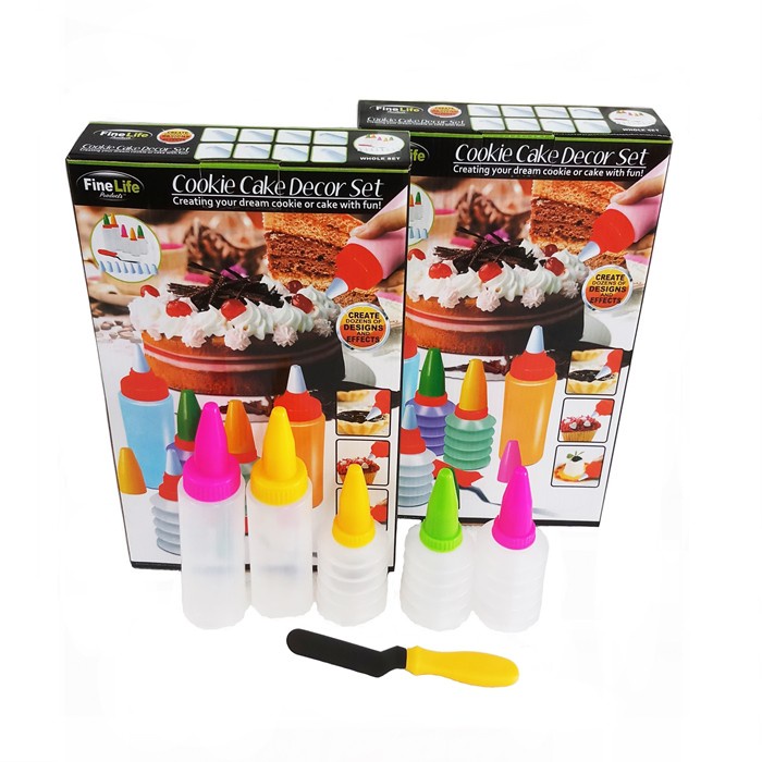 Generic All In One Cookie Cake Decor Set Cake Decorating Kit | Shopee ...