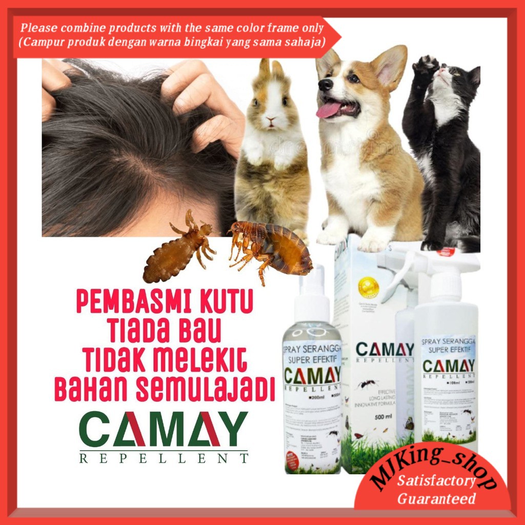[FREE GIFT 🎁] Spray Kutu Kucing Kutu Haiwan anti fleas ticks lice ...