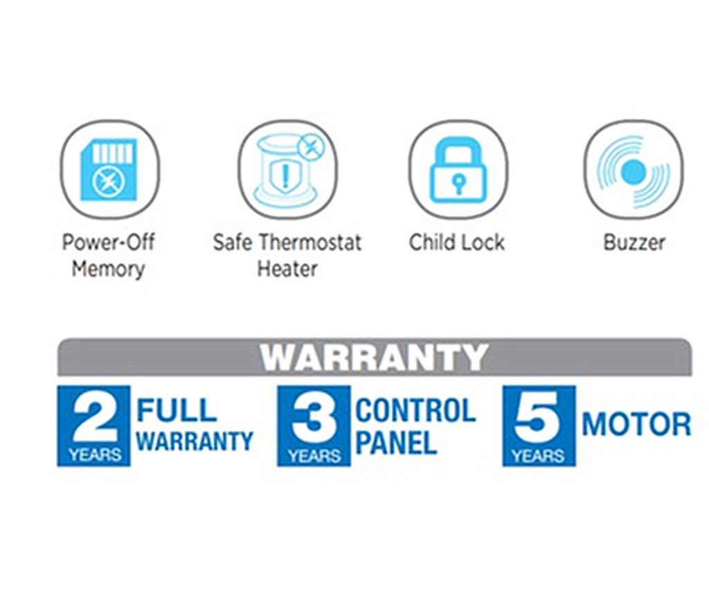 【FREE SHIPPING】COMBO SET Midea Inverter Front Load Washer MF100W85B (8 ...