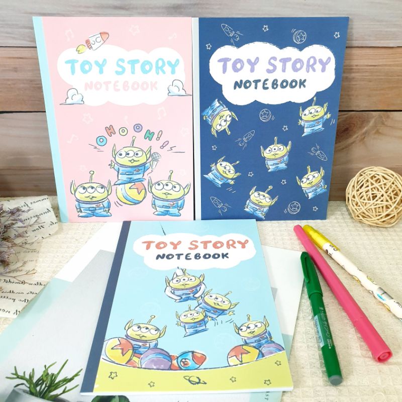 Disney 25K Notebook Three-Eyed Monster Fixed Page Notes Horizontal 25K ...