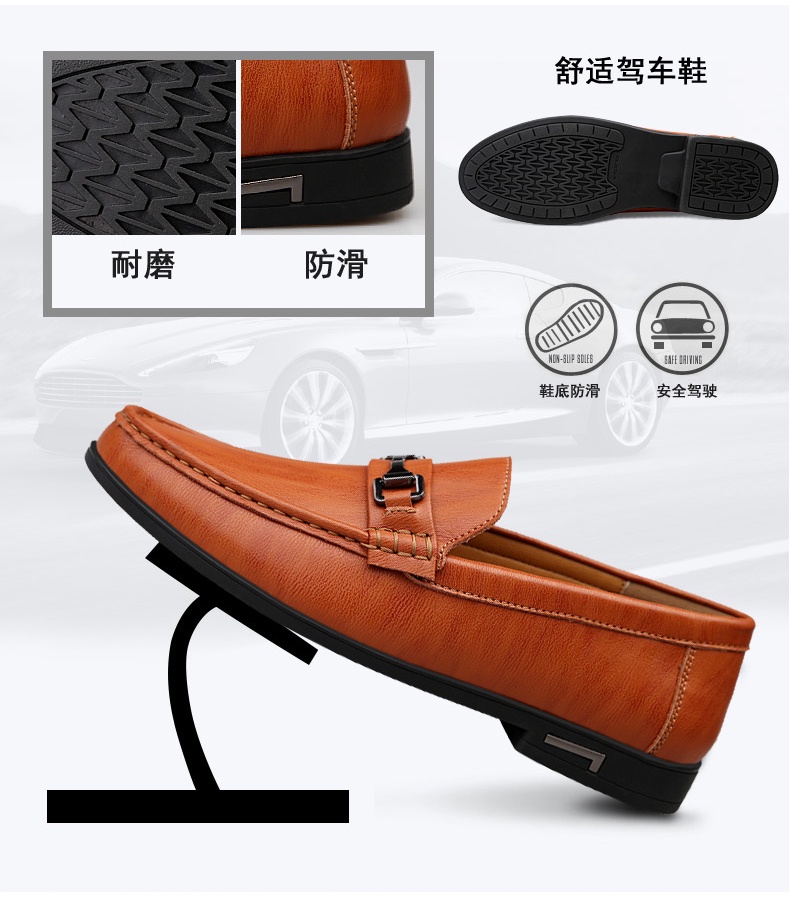 [SCL][3 Colors] Men's Cow Leather Loafers Slip-Ons shoes Casual ...