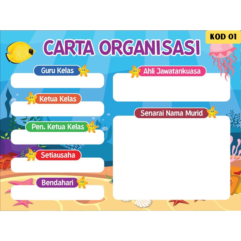 CARTA ORGANISASI 🔥🔥 KECERIAAN KELAS HOTZZZZ!! | Shopee Malaysia