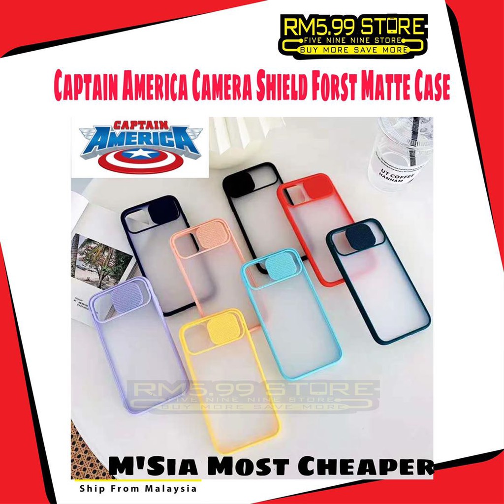 (Captain America Camera Slide Shield Protect) IPH 11 X Xs Xr Pro Max ...