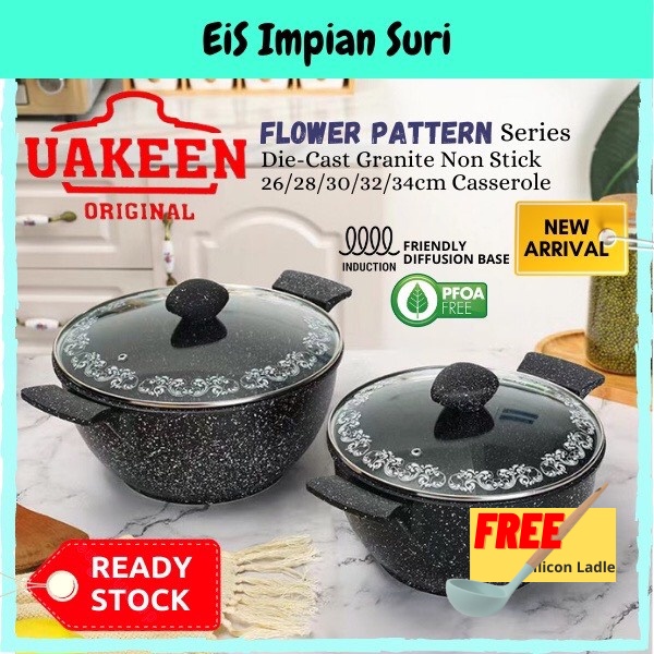 (Ready Stock!!) Uakeen Germany Flower Black 26 28 30 32 34cm Die Cast ...
