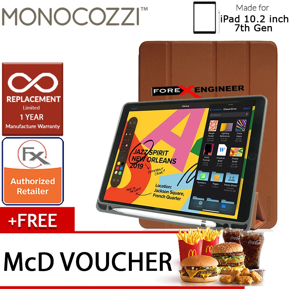 Monocozzi Lucid Plus Folio for iPad 10.2" ( 7th / 8th / 9th Gen ...