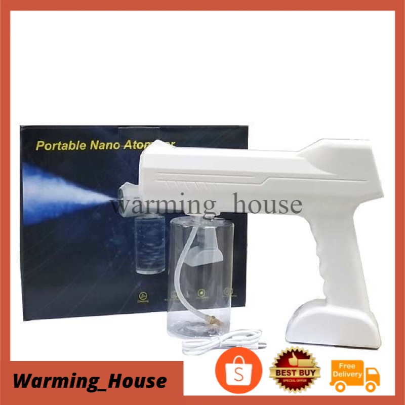 Portable Nano Atomizer with LED Light (Free 300 ML Sanitizer Refill ...
