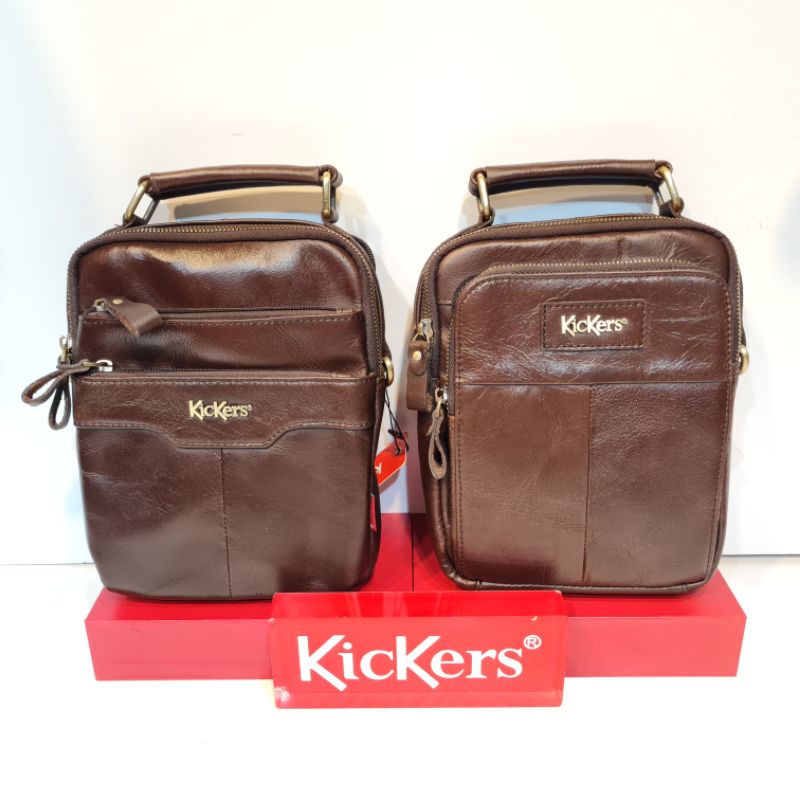 Kickers Genuine leather men's crossbody bag/sling bag (1KIC-S 78454/ ...