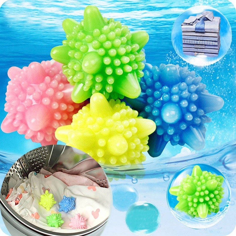 (10pcs) Magic Washing Machine Laundry Ball Decontamination Anti-winding ...