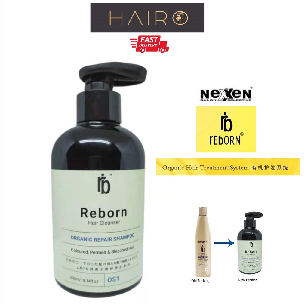 Nexxen Reborn OS1 Organic Repair Shampoo 300ml (New Packing) | Shopee ...