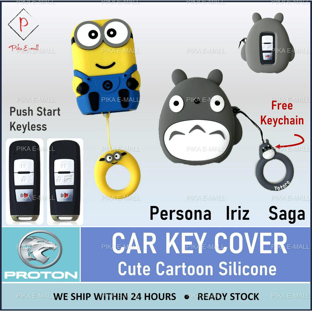 NEW Proton Saga MC2 Premium S Iriz Persona Key Cover Car Holder Casing ...