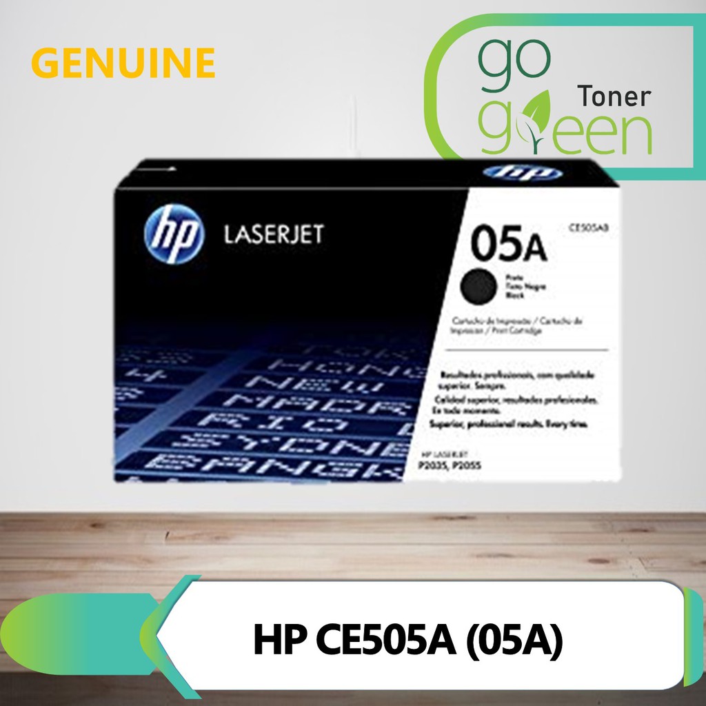 Genuine Original HP 05A CE505A Black Original LaserJet Toner Cartridge ...