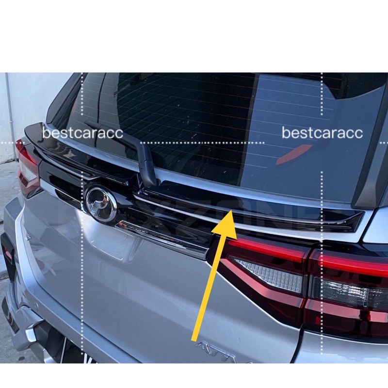 ATIVA REAR CENTER SPOILER With colour GLOSSY BLACK | Shopee Malaysia