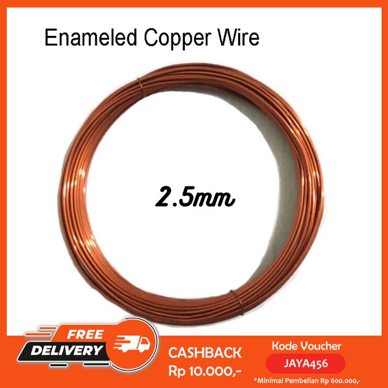 Supreme Enamel Copper Wire 2.5MM HALF KILO | Shopee Malaysia