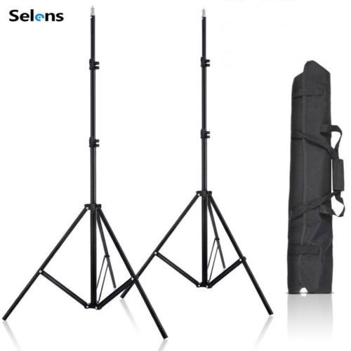 Selens 2m Ring Light Stand with 70cm Tripod Carrying Bag | Shopee Malaysia