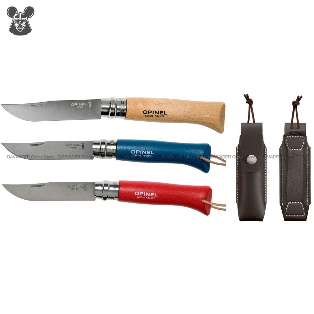 OPINEL N°08 + Sheath - No 8 inch Pocket Size Folding - Gift Box ...