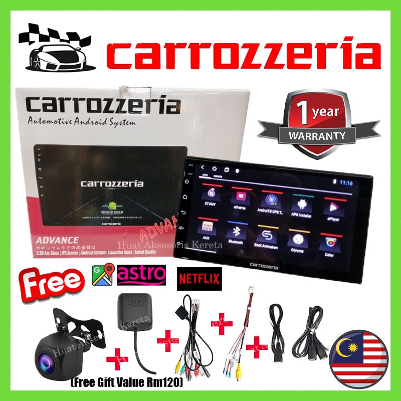 Carrozzeria(100%Original) 7'' / 9'' / 10'' Universal Android Player 1 ...