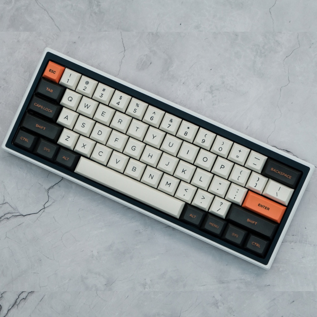[𝗥𝗘𝗔𝗗𝗬 𝗦𝗧𝗢𝗖𝗞] Carbon Retro Keycaps | DSA Profile | Doubleshot PBT ...