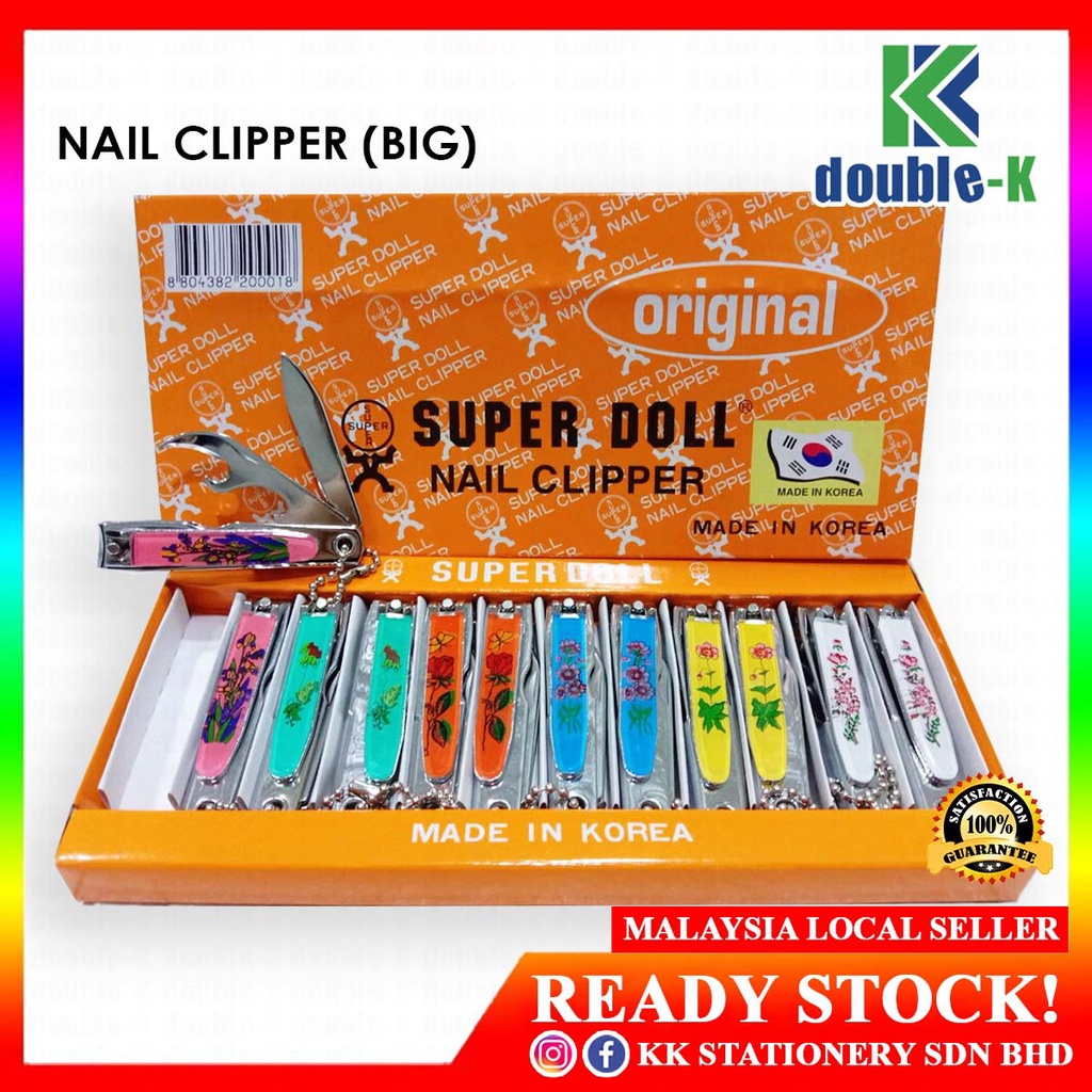 KOREA SUPER DOLL LK350 NAIL CLIPPER (BIG) RM3.10/each | Shopee Malaysia