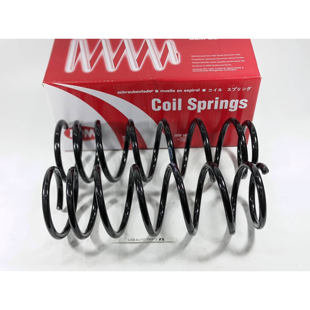 (1 PAIR) PROTON SAGA 8V 12V ISWARA APM ORIGINAL REAR COIL SPRING SG88RC ...