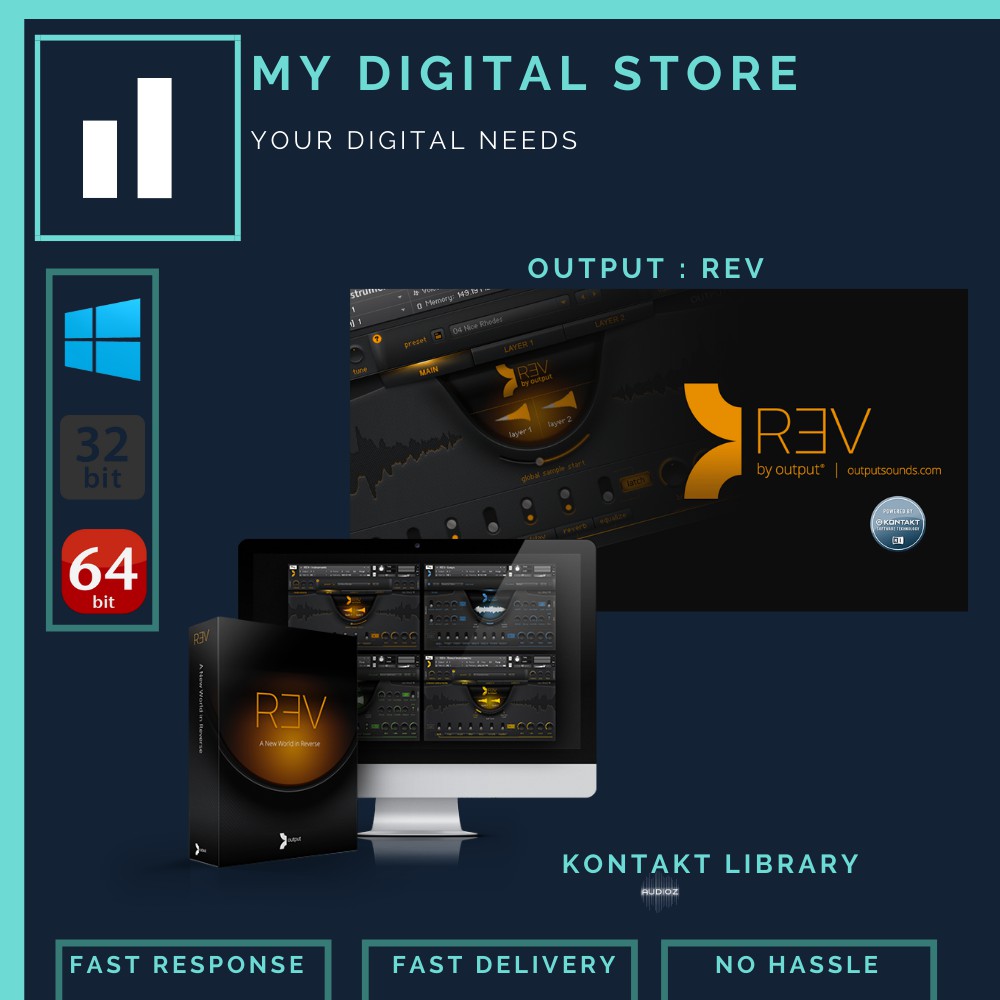 OUTPUT : REV ( Kontakt Vsti ) ( Windows x64 ) | Shopee Malaysia