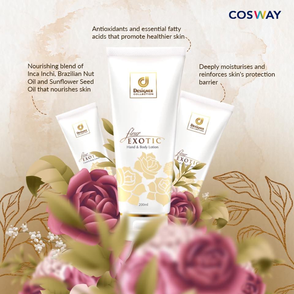Cosway Designer Collection Fleur Exotic Hand & Body Lotion (200ml ...