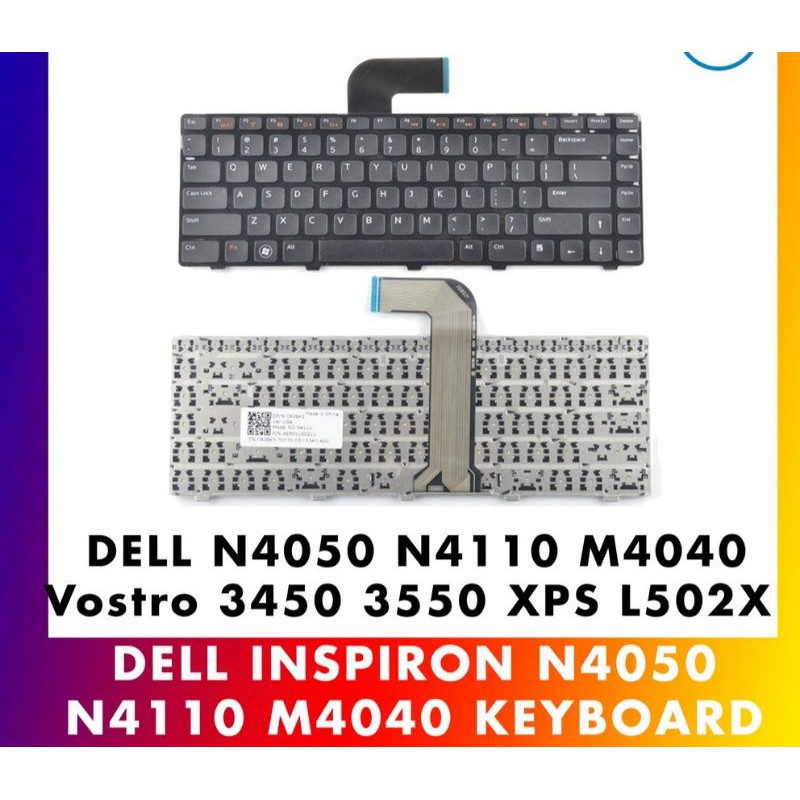 Dell Inspiron N4050 N4110 Vostro 3450 3550 Keyboard US | Shopee Malaysia